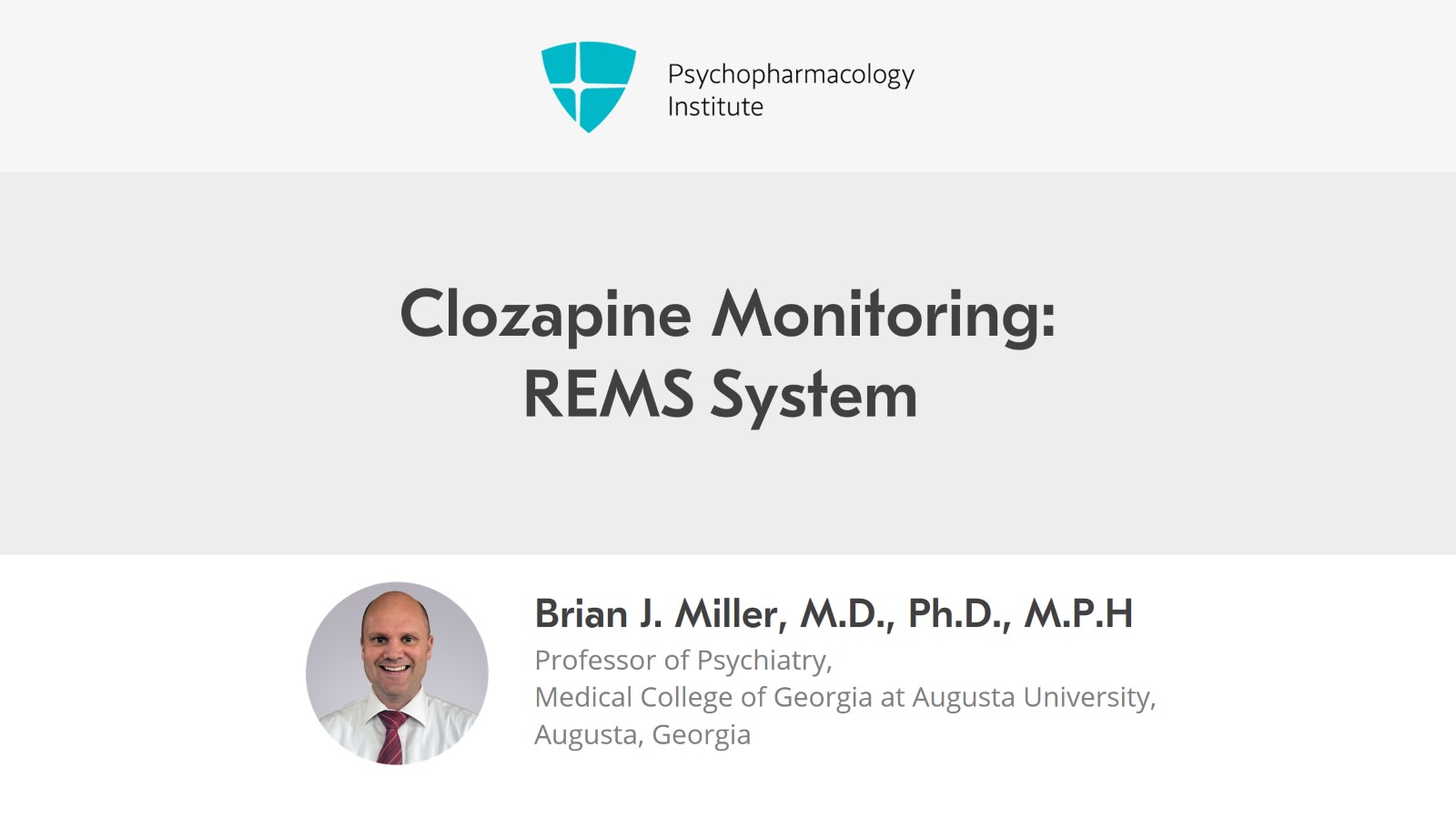 Psychopharmacology Institute